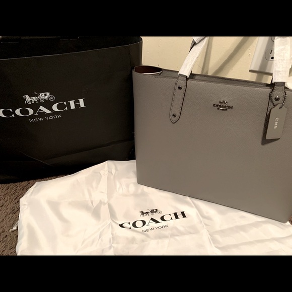 Coach | Bags | Coach Purse Gray | Poshmark
